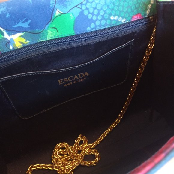 Escada | Bags | Escada Floral Pattern Purse 99s | Poshmark